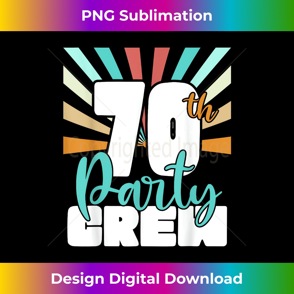 70th Party Crew Birthday Squad Funny 70 Year Old Birthday - | Inspire ...