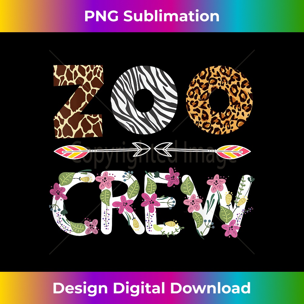 Zoo Crew Animal Pattern Zoologist - Edgy Sublimation Digital | Inspire ...