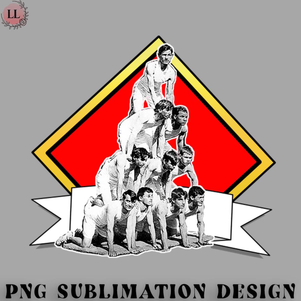 Football PNG Sport at stadium performace human pyramid with | Inspire ...