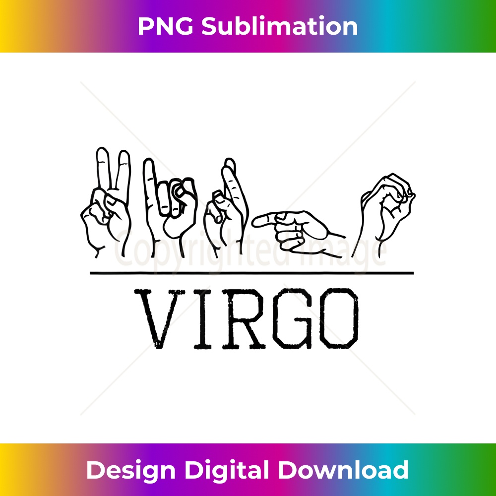 Deaf Pride ASL Virgo Born August September Astrology Sign - | Inspire ...