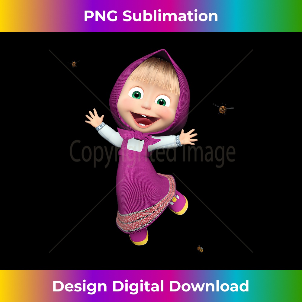 Masha and the Bear. Masha - Urban Sublimation PNG Design - E | Inspire ...