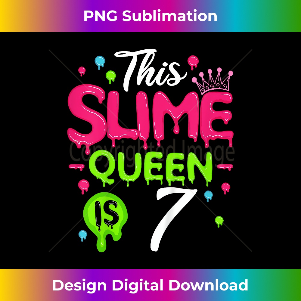 Kids This Slime Queen Is 7 Slime Queen For Girls 7 Slime Bir | Inspire ...