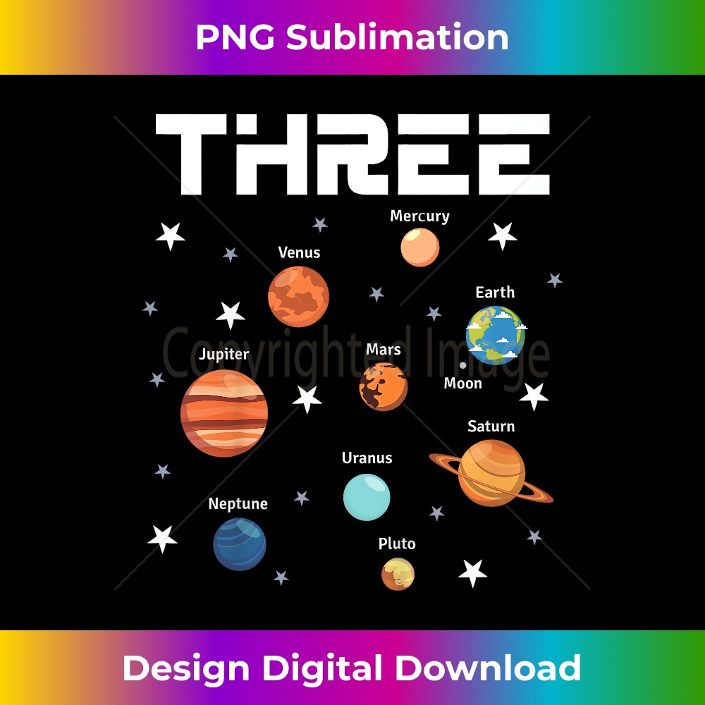 Kids 3 Year Old Outer Space Birthday Party Solar Planets 3rd - Inspire ...