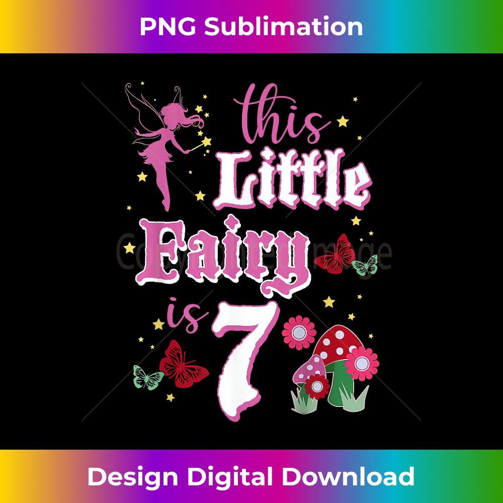 Fairy 7th Birthday Girl 7 Years Old Fairy Party Theme - Delu | Inspire ...