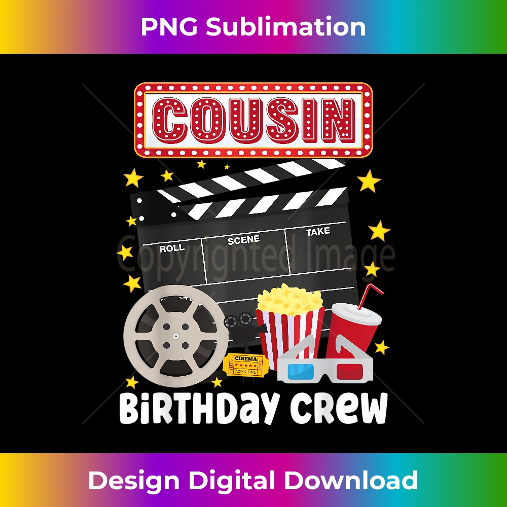 Cousin Birthday Crew Movie Night Theme Matching Party - Mini | Inspire ...