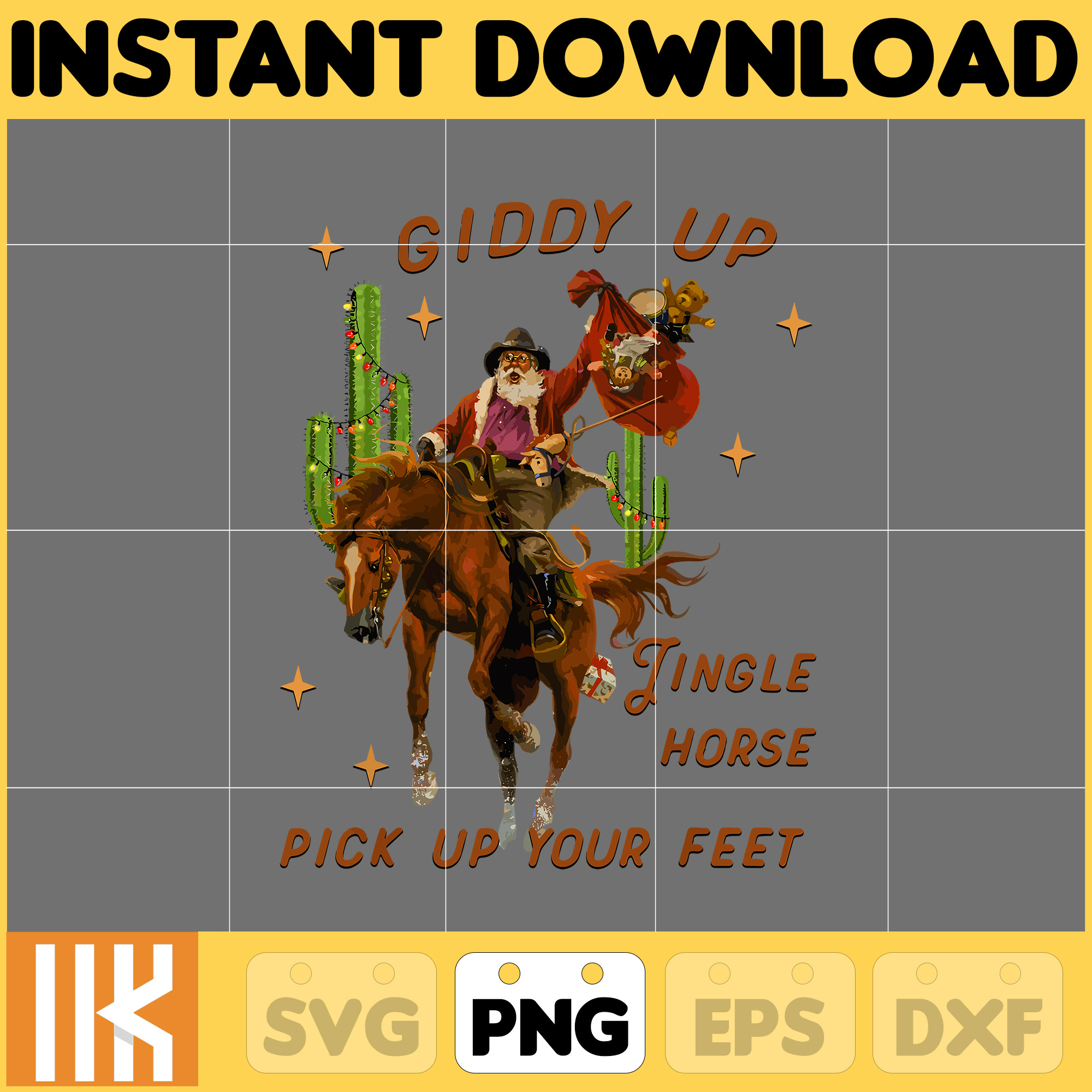Giddy Up Jingle Horse Png, Pick Up Your Feet Png, Christmas | Inspire ...