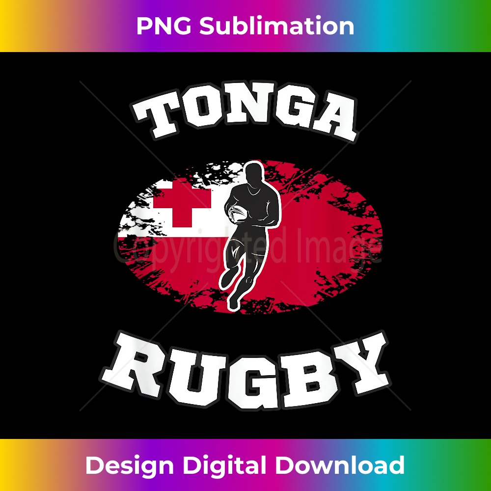 Tongan Flag Rugby Team - Artisanal Sublimation PNG File - Ch - Inspire ...