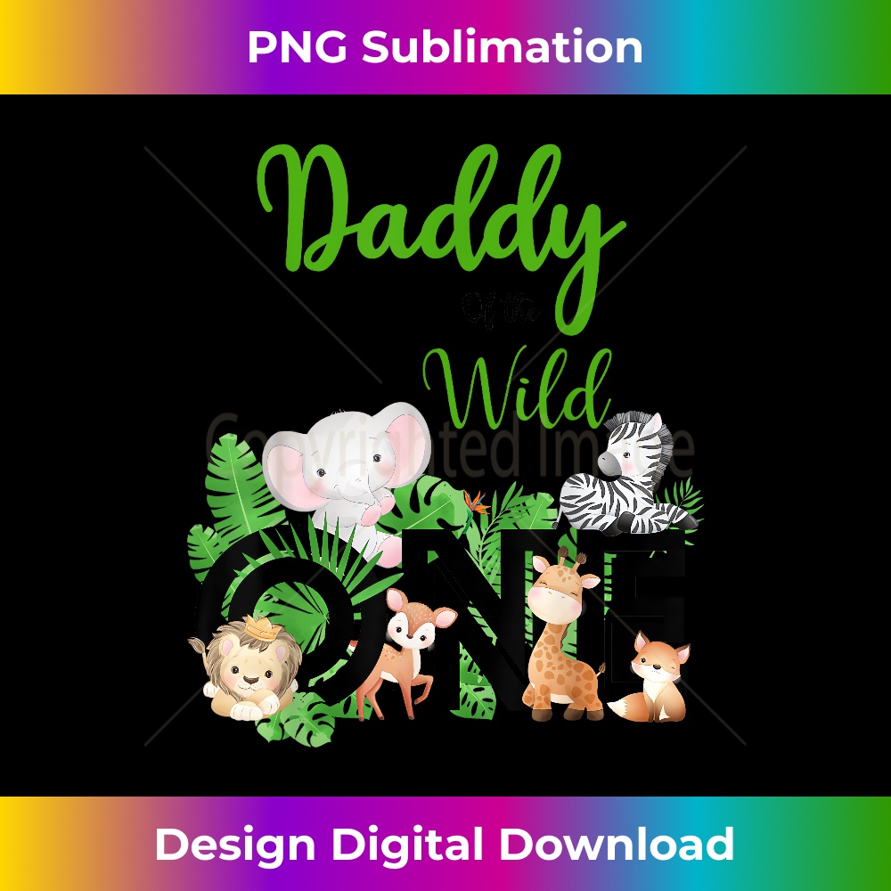 Daddy of The Wild One Zoo's Happy Birthday Jungle Animal - | Inspire Uplift