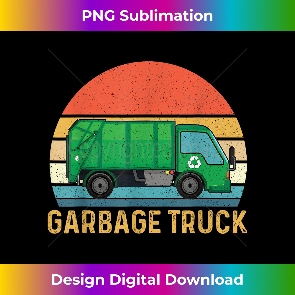 Garbage Truck - Retro Waste Management Trash Recycling Lover | Inspire ...
