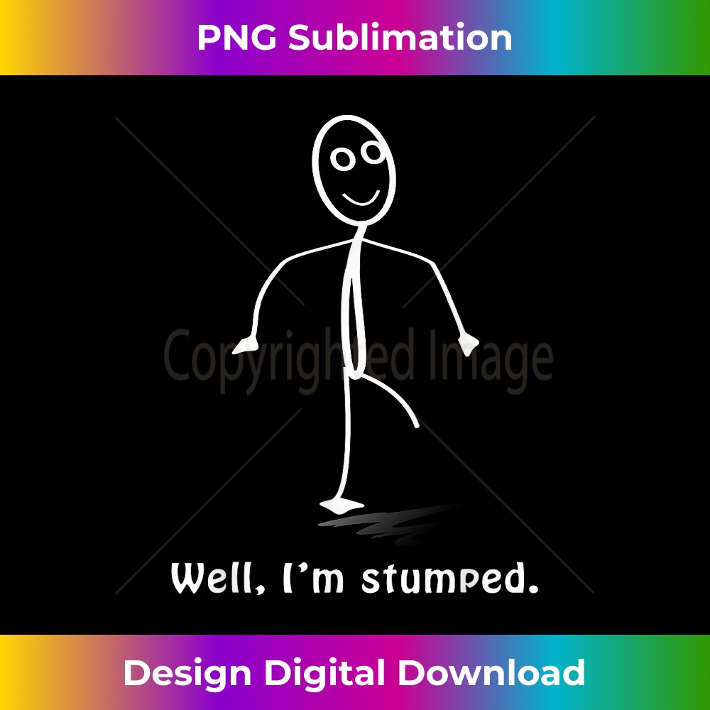 Funny Well, I'm Stumped Stickman Costume - Stick Figure - Mi - Inspire ...