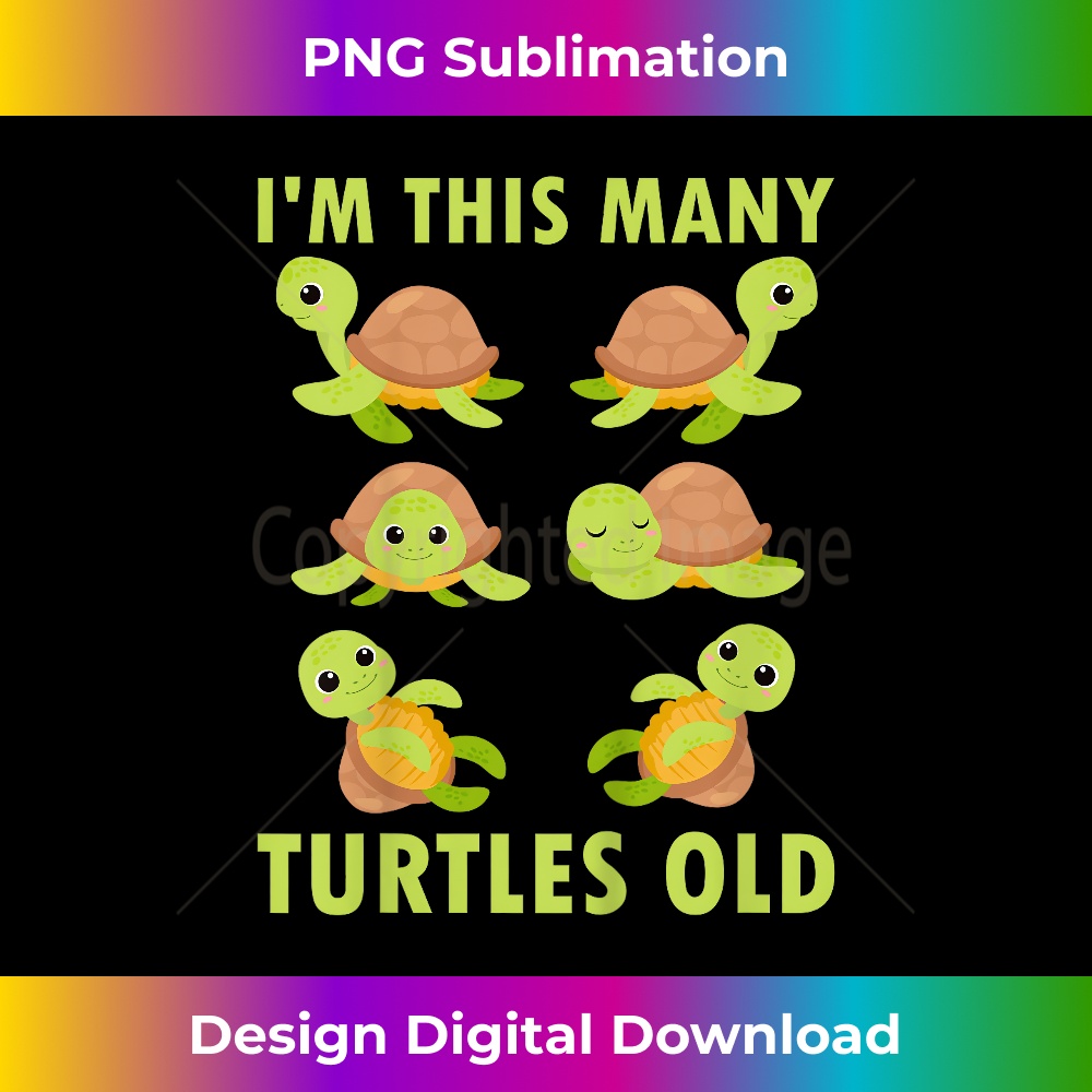 Kids 6 Year Old Boy Sea Turtles Old 6th Birthday Kids - Arti | Inspire ...
