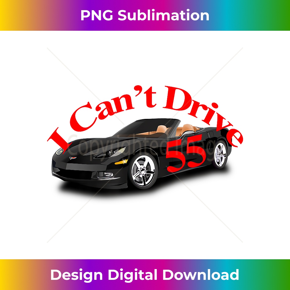I Can't Drive 55 Black car red logo speeding ift - Crafted S | Inspire ...