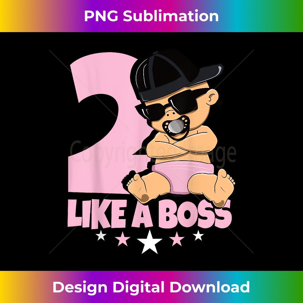 Baby 2nd Birthday Boy Girl 2 Years Like a Boss Kids - Bohemi | Inspire ...