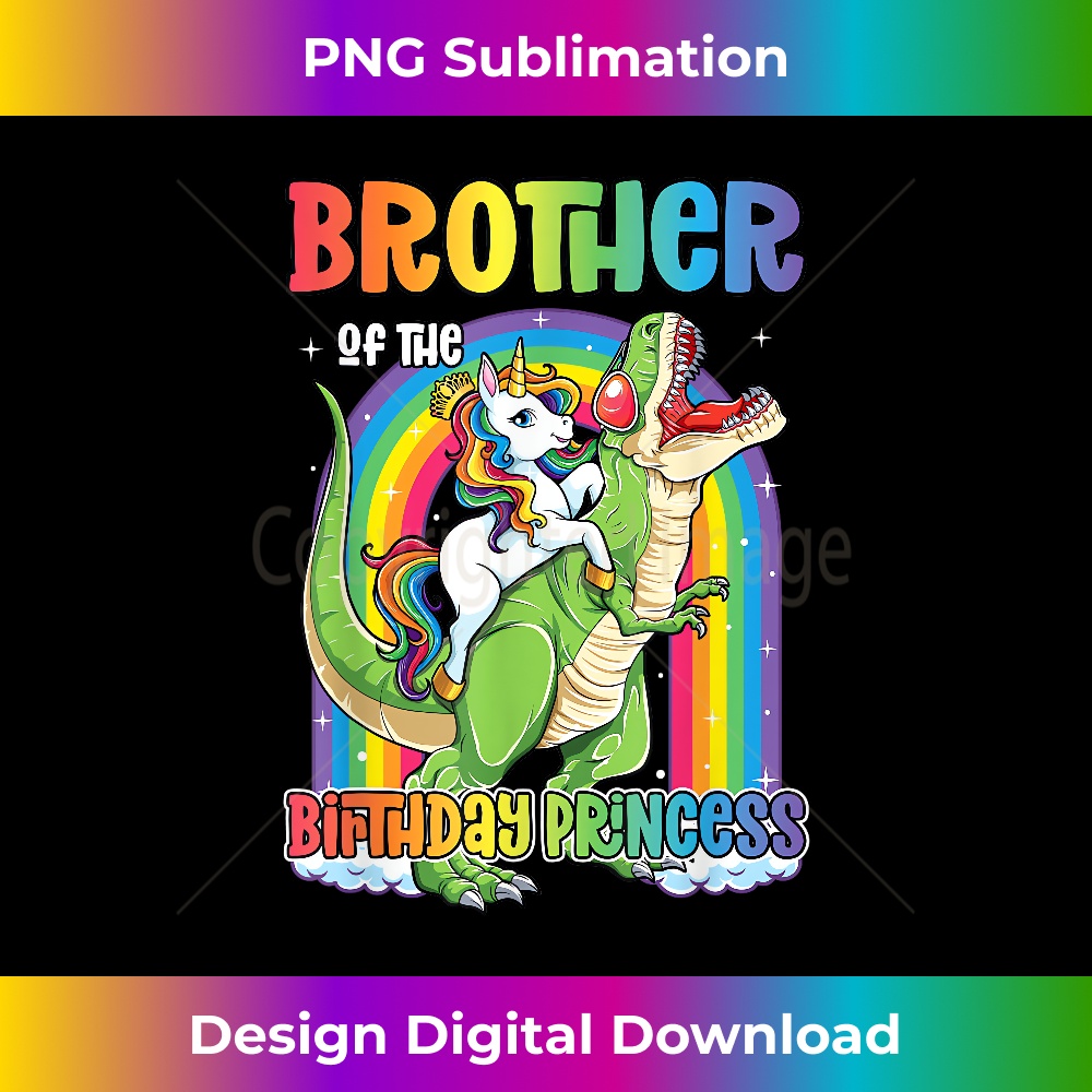 Brother of the Birthday Princess T Rex Birthday Unicorn Girl | Inspire ...