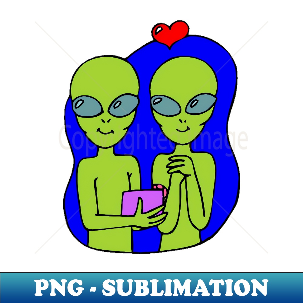 Alien Wedding - PNG Sublimation Digital Download - Create wi | Inspire ...