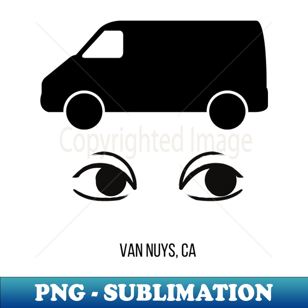 Van Eyes - Van Nuys Ca Stacked - Modern Sublimation PNG File | Inspire ...