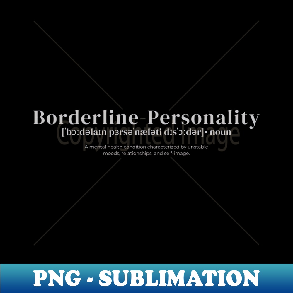Borderline-Personality - Aesthetic Sublimation Digital File | Inspire ...