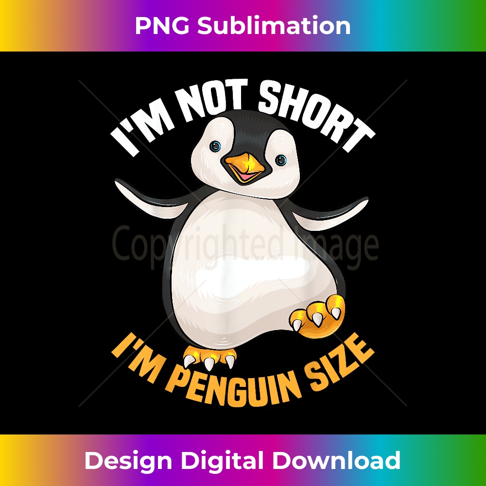 Cool I'm Not Short I'm Penguin Size Funny Animal Fans Gift | Inspire Uplift