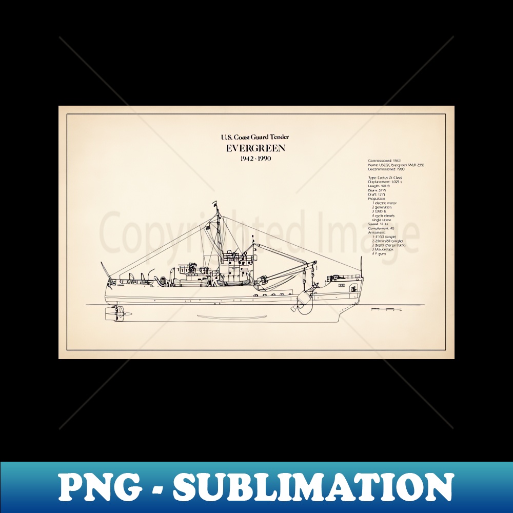 United States Coast Guard Tender Evergreen wlb-295 - SD - Ex | Inspire ...