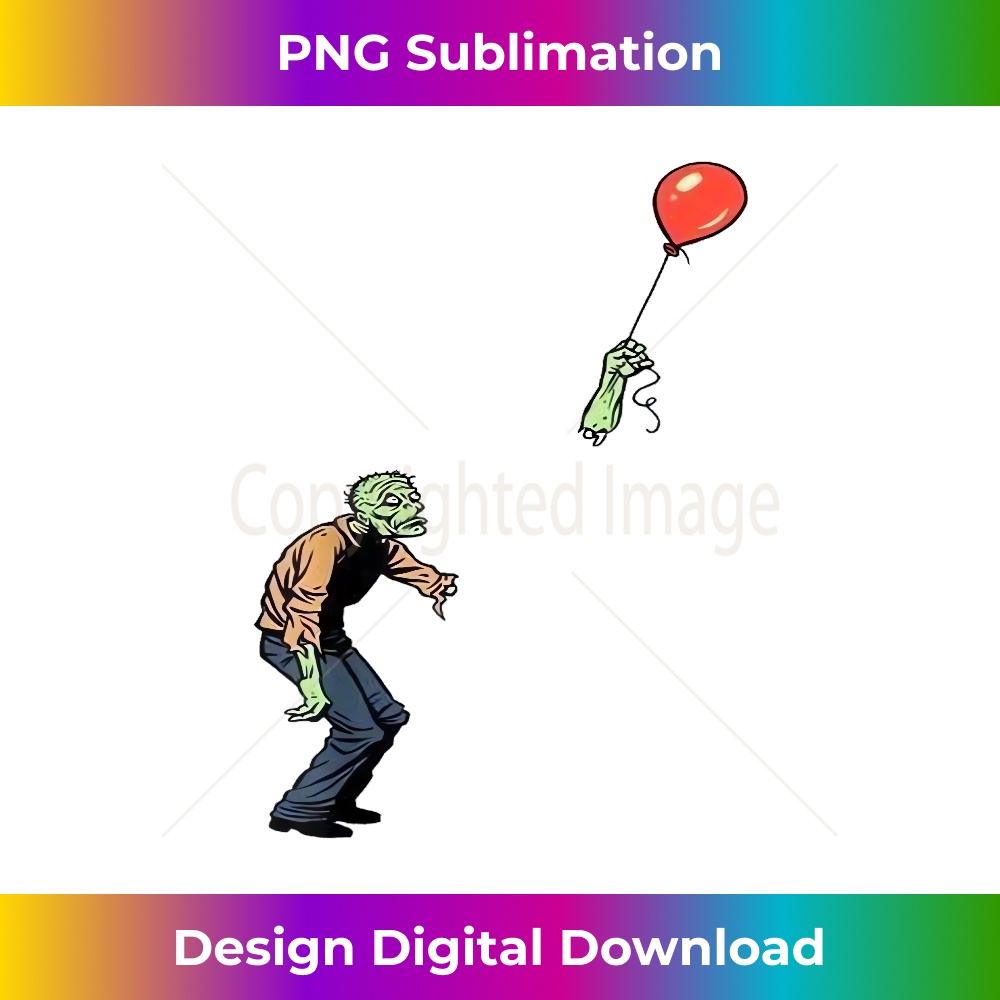 Zombie Lost His Balloon - Futuristic PNG Sublimation File - | Inspire ...