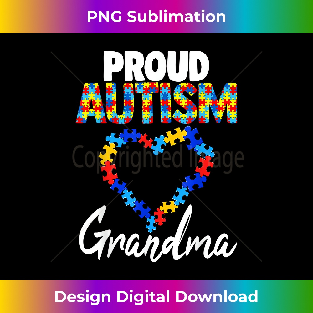 Autism Grandma s Women Grandma Autism Gift - Futuristic PNG | Inspire ...