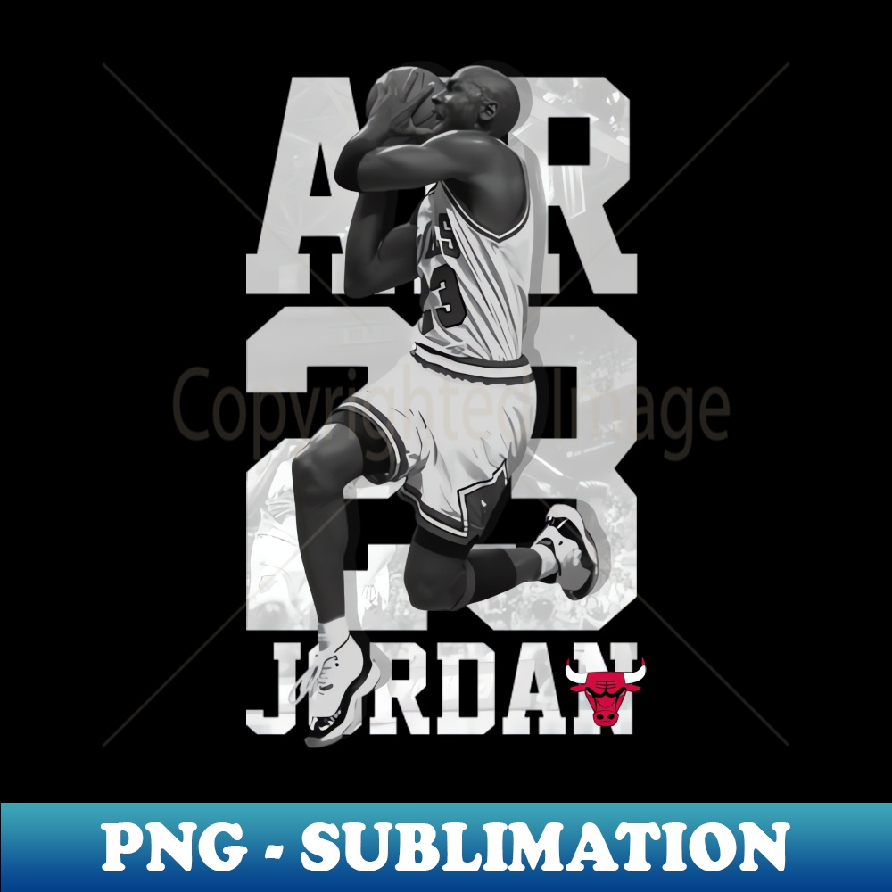Michael Jordan 23 - High-Resolution PNG Sublimation File - B | Inspire ...
