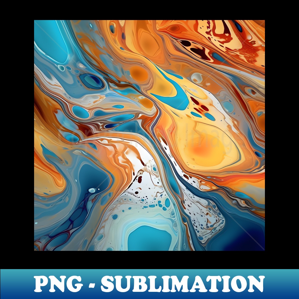 Abstract Blue Pattern - Sublimation-Ready PNG File - Capture - Inspire ...