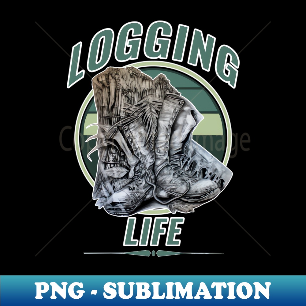 Logging Life - Decorative Sublimation PNG File - Bold & Eye- | Inspire ...