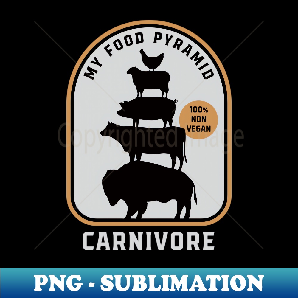 My Food Pyramid - Carnivore - 100 Non Vegan - Decorative Sub | Inspire ...