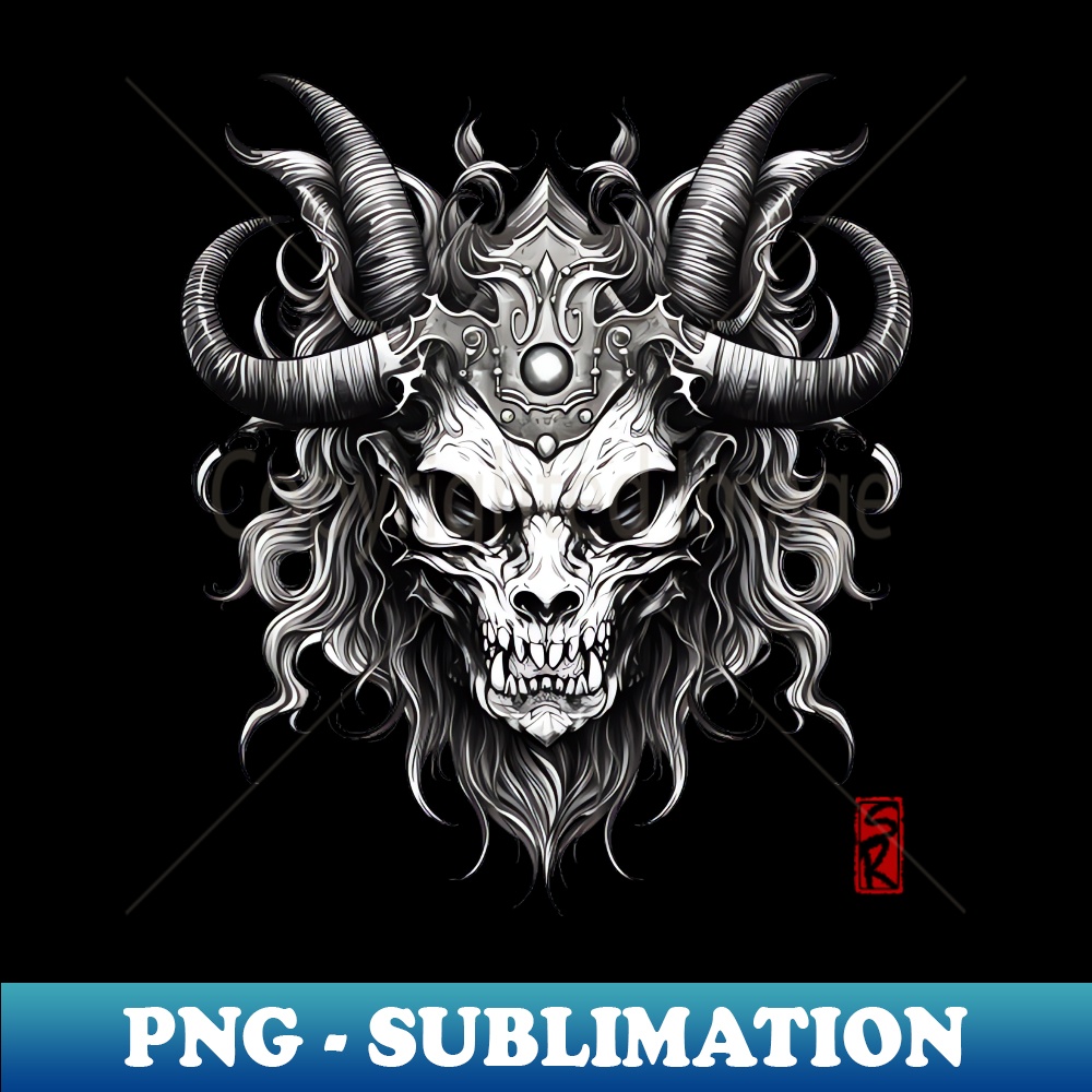 Demon - Retro PNG Sublimation Digital Download - Vibrant and | Inspire ...