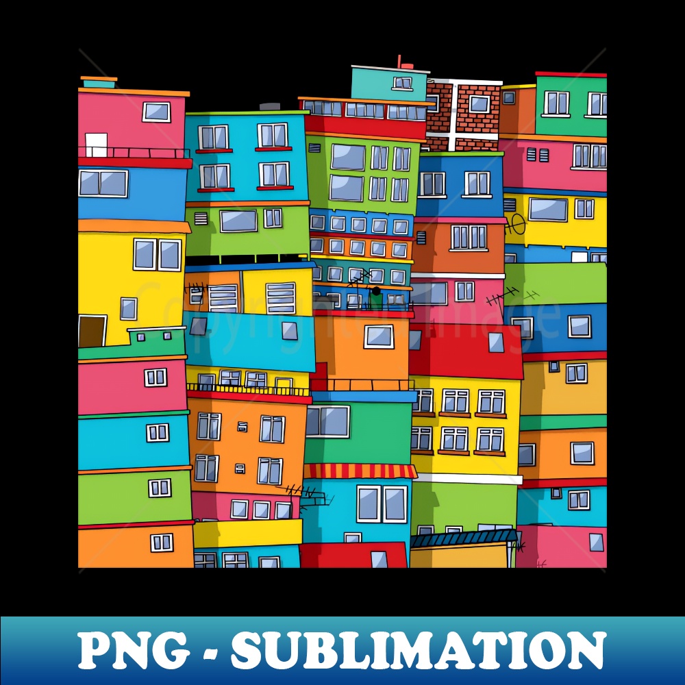 Open the window from the favela - Exclusive PNG Sublimation - Inspire ...