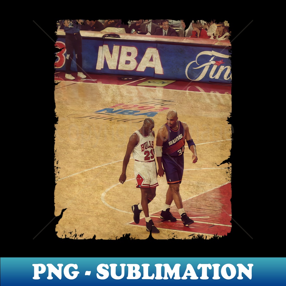 Charles Barkley and Michael Jordan 1993 NBA Finals - Artisti | Inspire ...