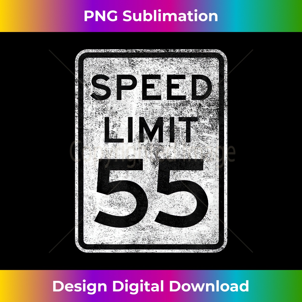 Speed Limit 55 MPH Road Sign Driving Fan Graphic - Sleek Sub | Inspire ...