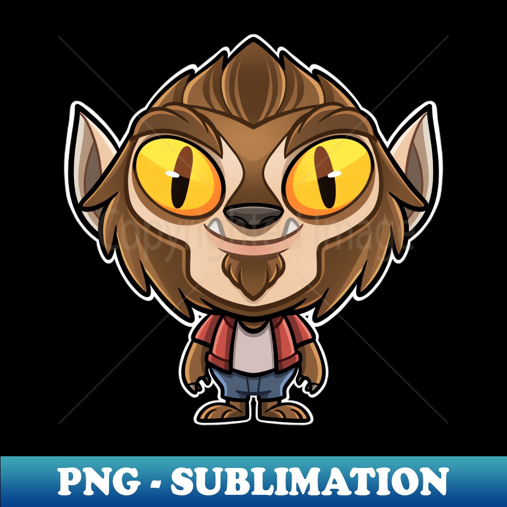 Cute Wolfman - PNG Sublimation Digital Download - Boost Your | Inspire ...