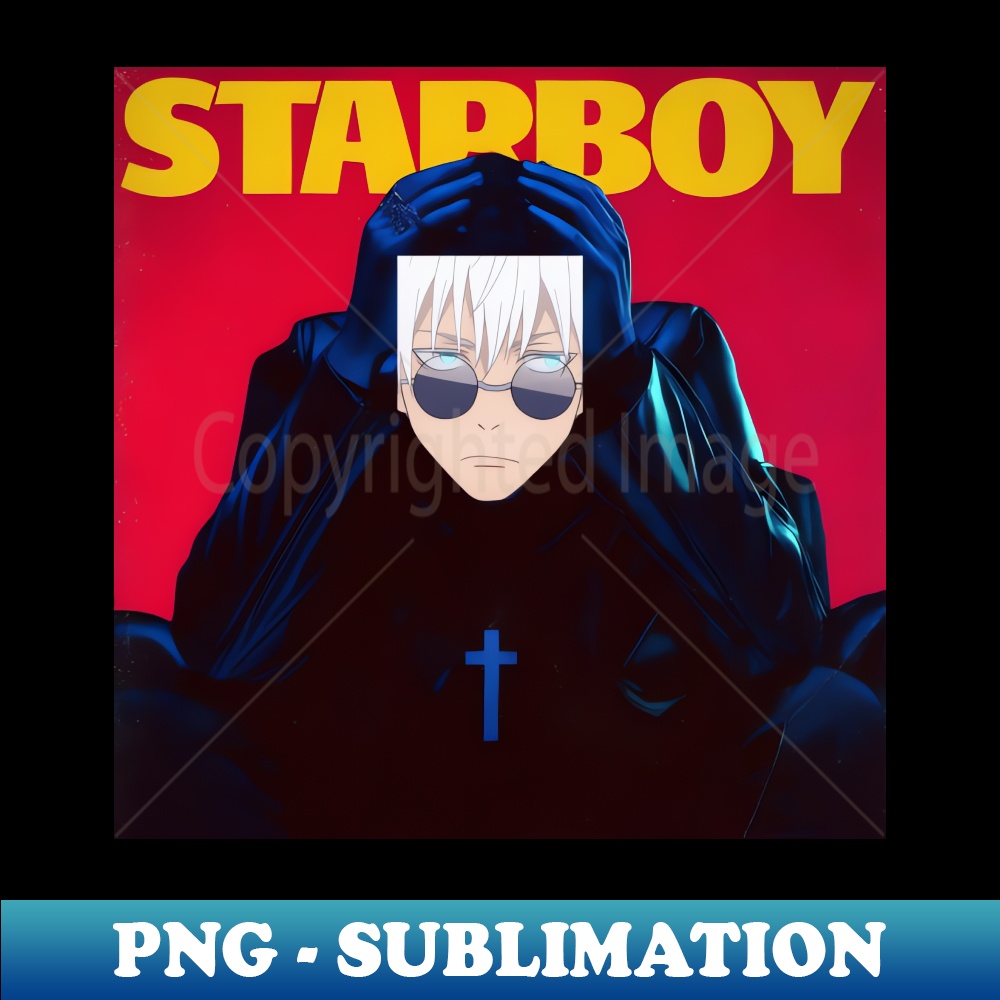 Gojo Satoru x STAR BOY - Signature Sublimation PNG File - Tr | Inspire ...