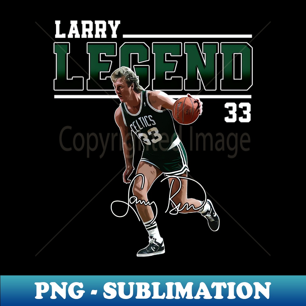 Larry Bird Legend Air Bird Basketball Signature Vintage Retr | Inspire ...