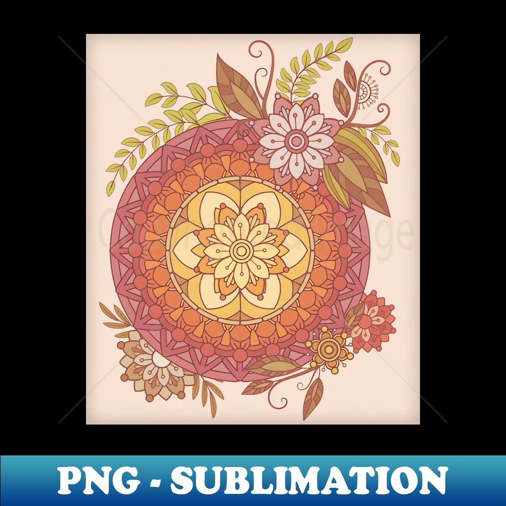 Mandala - Sublimation-Ready PNG File - Capture Imagination w | Inspire ...