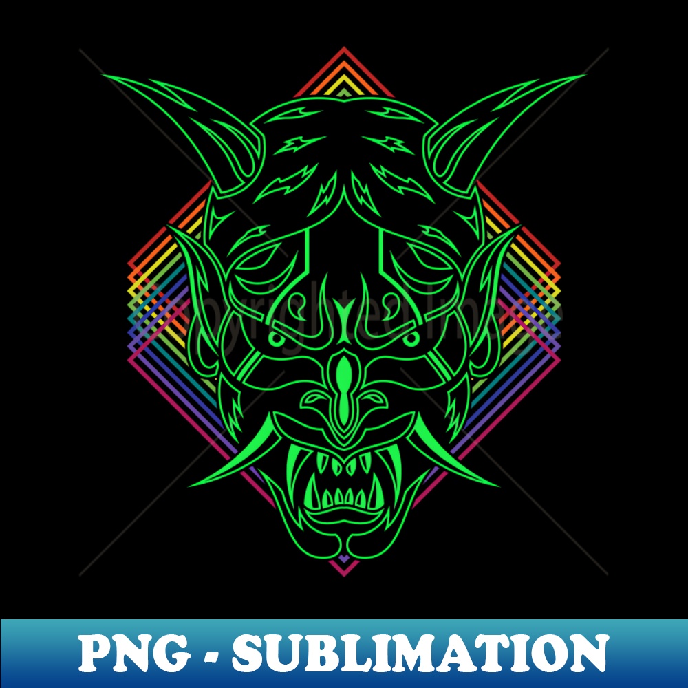 Retro Green Shinigami - Premium PNG Sublimation File - Bring | Inspire ...