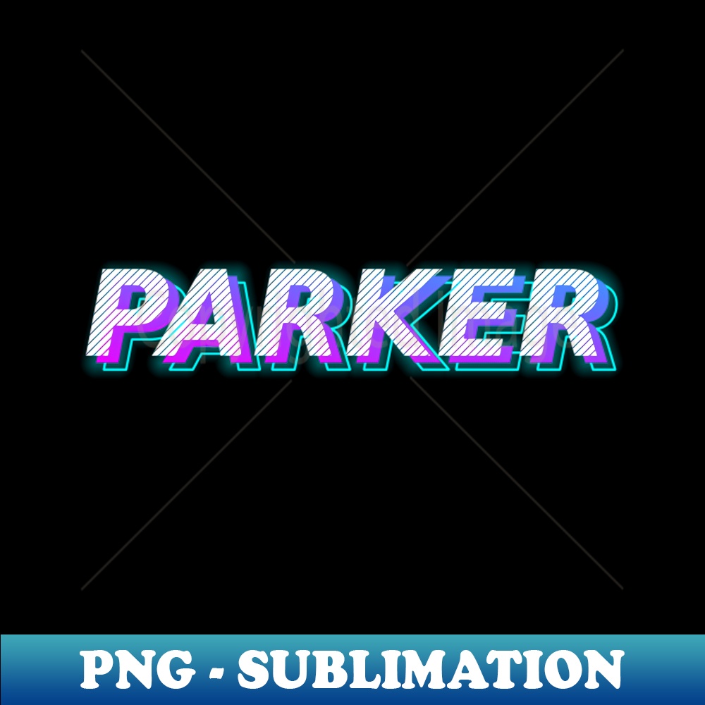 Nylon Color Parker Name Label - Vintage Sublimation PNG Down | Inspire ...