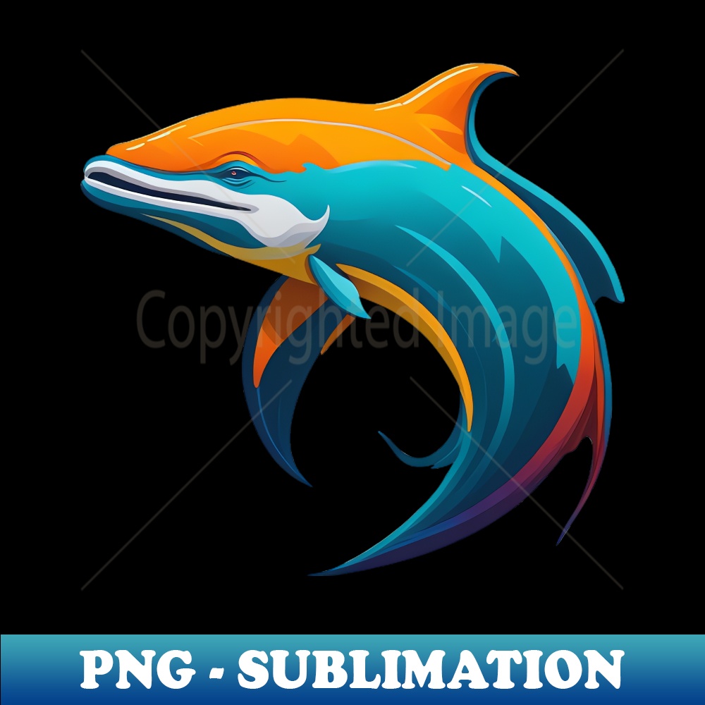 Colorful Dolphin - PNG Transparent Digital Download File for - Inspire ...