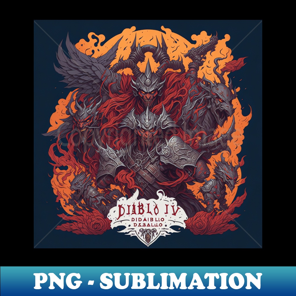 Diablo 4 - Retro PNG Sublimation Digital Download - Perfect | Inspire ...