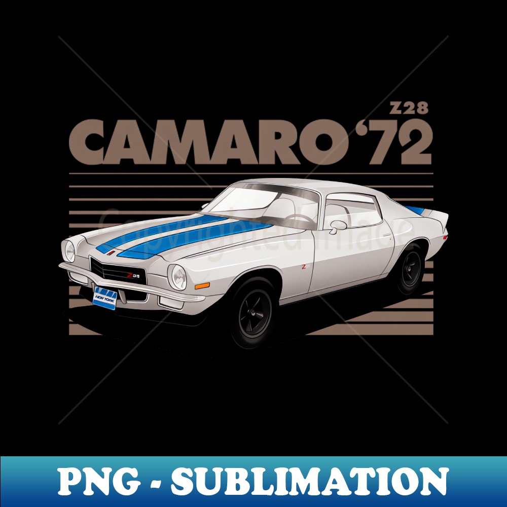 CAMARO 72 - High-Resolution PNG Sublimation File - Unlock Vi | Inspire ...