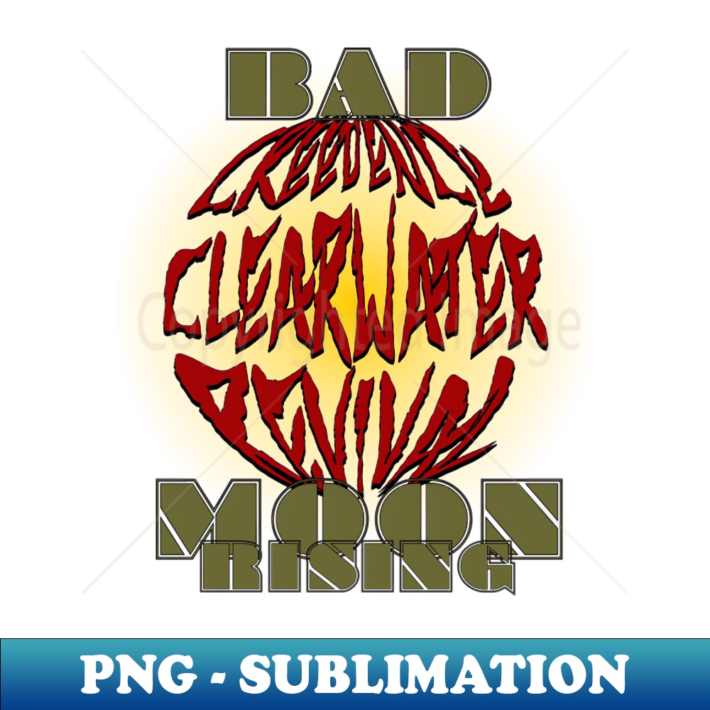 Bad Moon - PNG Transparent Sublimation Design - Transform Yo - Inspire ...