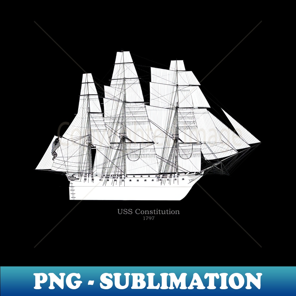 USS Constitution ship blueprint plans - SBpng - Instant PNG | Inspire ...