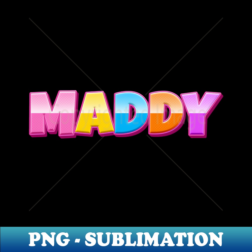 Rainbow Craft Maddy Name - Instant PNG Sublimation Download | Inspire ...