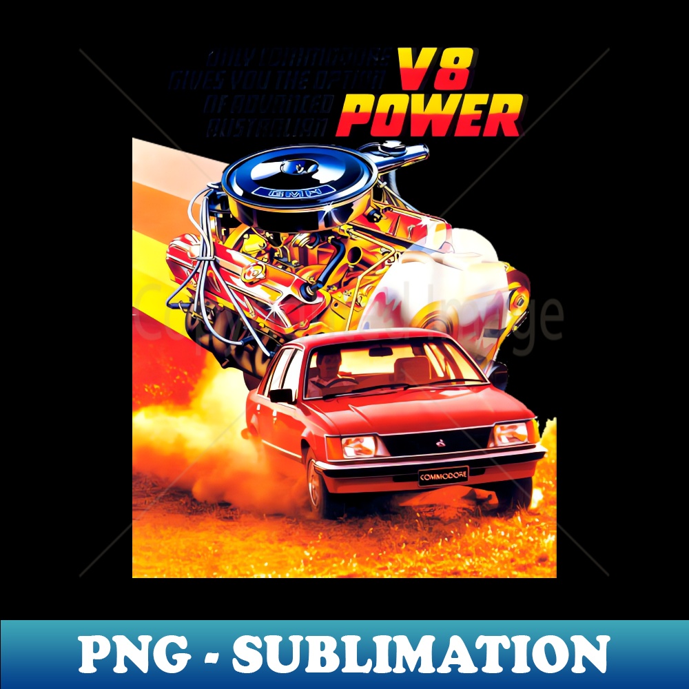HOLDEN COMMODORE V8 - advert - Creative Sublimation PNG Down | Inspire ...