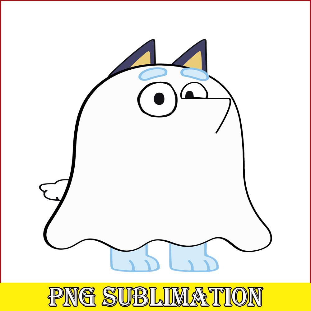 Bluey ghost svg | Inspire Uplift