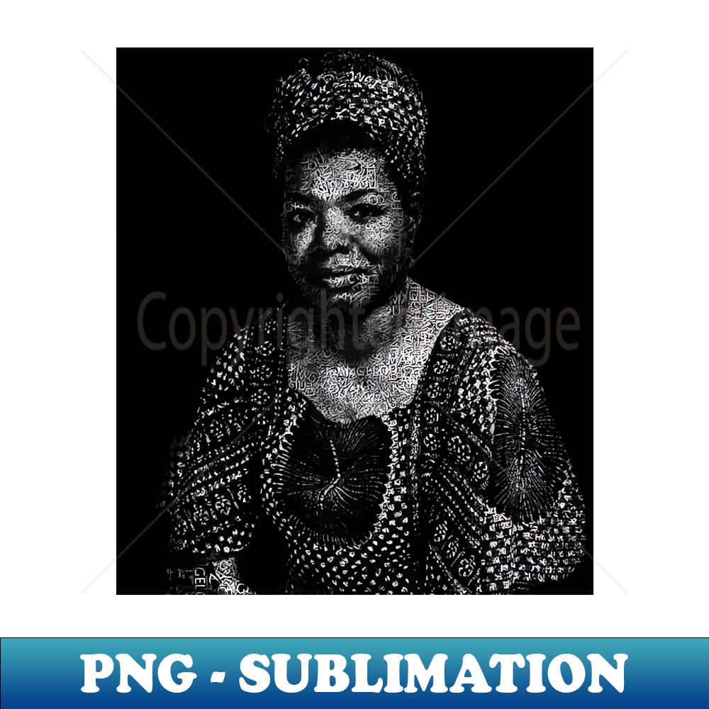 Maya Angelou Portrait with all her book titles - 01 - Sublim | Inspire ...