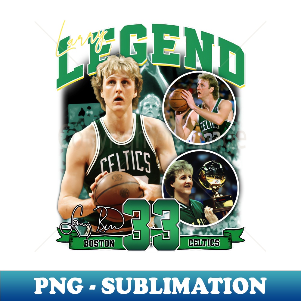 Larry Bird Legend Air Bird Basketball Signature Vintage Retr | Inspire ...