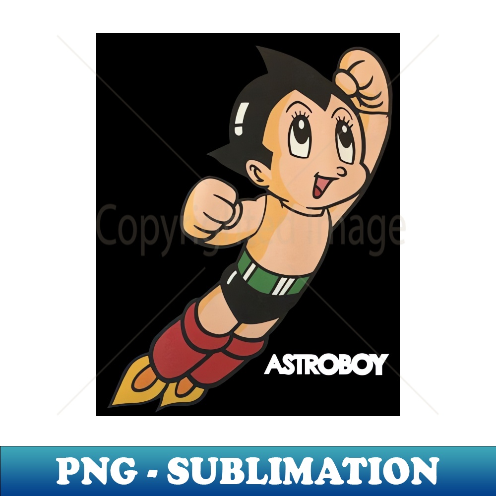 Vintage Astroboy Anime - Elegant Sublimation PNG Download - | Inspire ...
